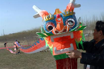 Kite-flying Championship Held in Yinchuan - Xinhua